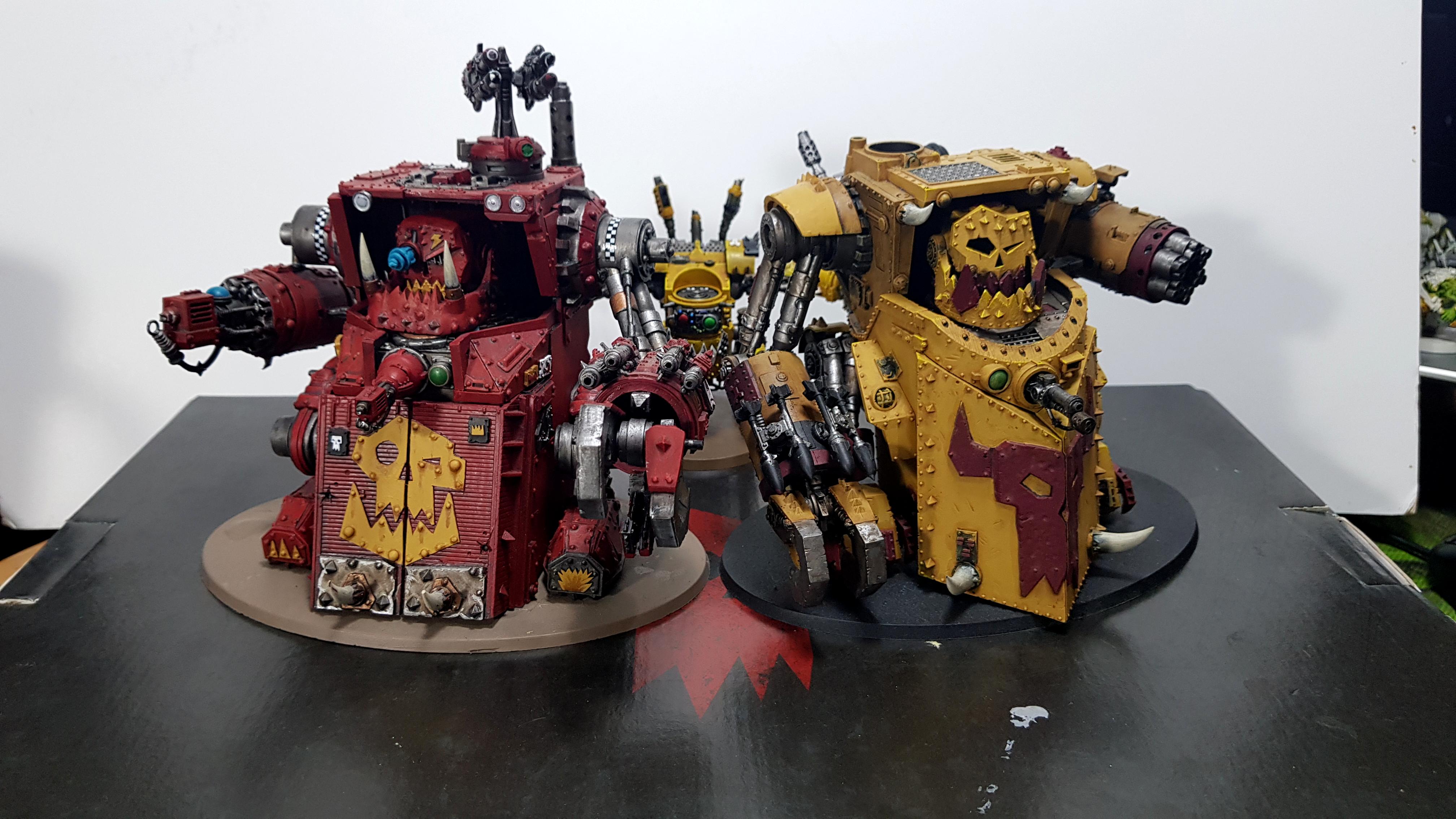 Dreadnought Gorkanaut Morkanaut Orks Scratch Build Morkanaut And